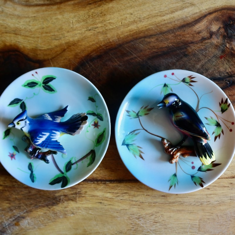 Vintage Napco Blue Bird - Etsy