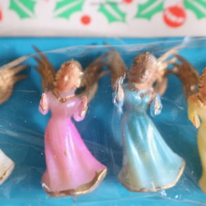 Kitschy Plastic Angel Figurines, Vintage Christmas Decor, CHOOSE Small ...
