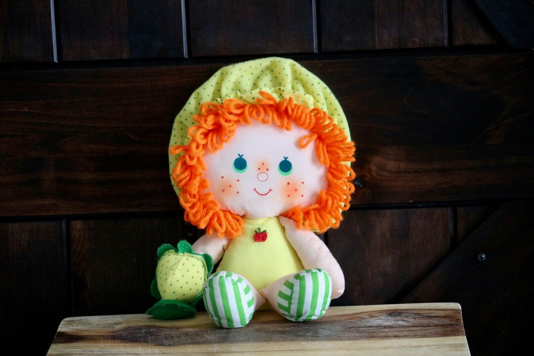 Vintage Apple Dumpling Rag Doll, Kenner 1981 Strawberry Shortcake Doll ...