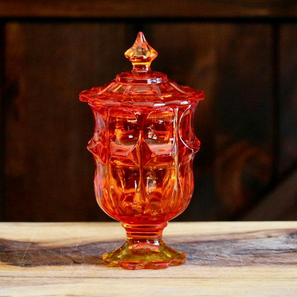 Fenton Glass Box With Lid - Etsy