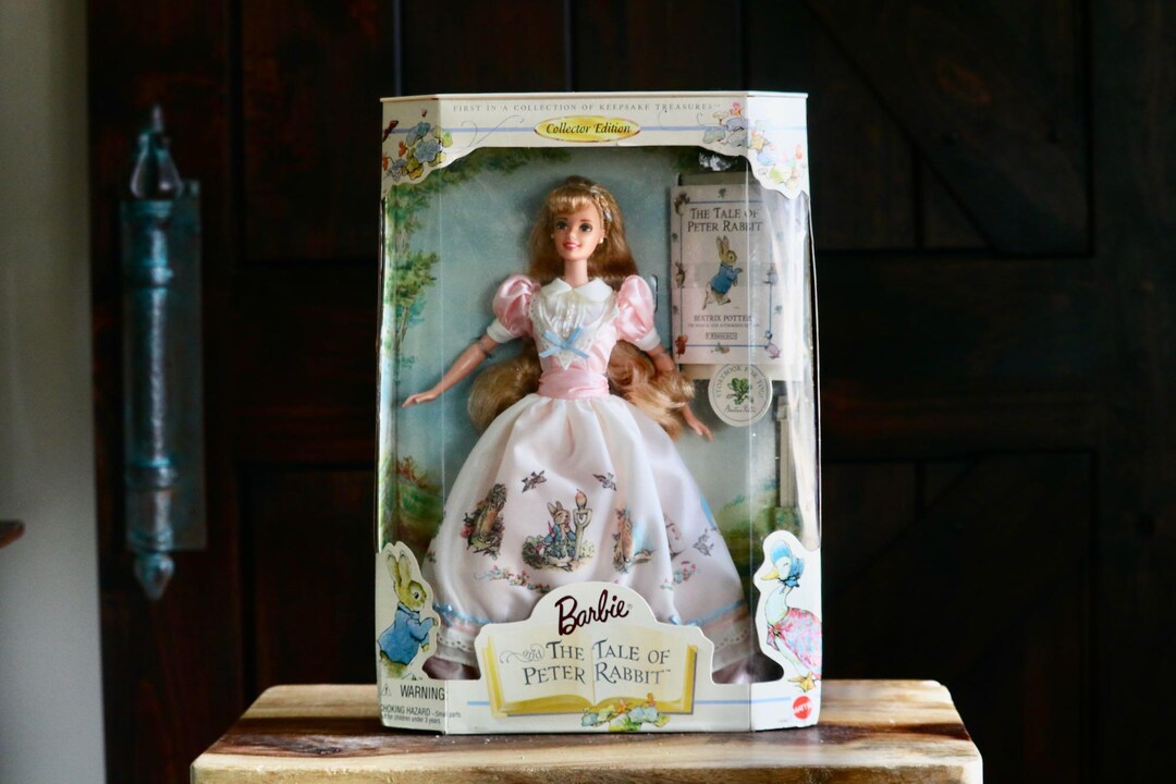Vintage Peter Rabbit Barbie Doll, Retro Easter and Spring Toys, NIB ...