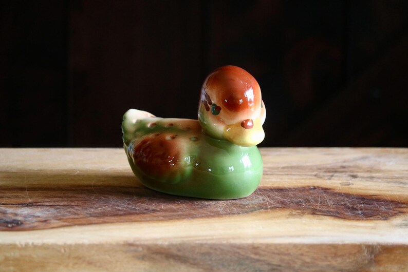 Vintage Rio Hondo Duck Flower Frog, Kitschy Spring Decor, Cute Brown ...