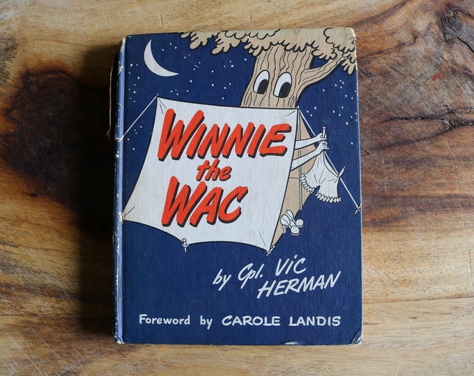 Vintage Winnie the Wac Book, Cartoon Gals in the Army by Cpl Vic Herman ...