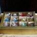 Silver Tinsel Atomic Starburst Ornaments With Multi-color Centers ...