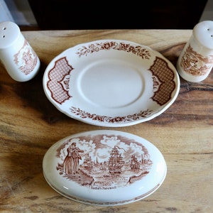 Vintage Fair Winds Dishes, Retro Kitchenalia, Sailor's Farewell Covered ...