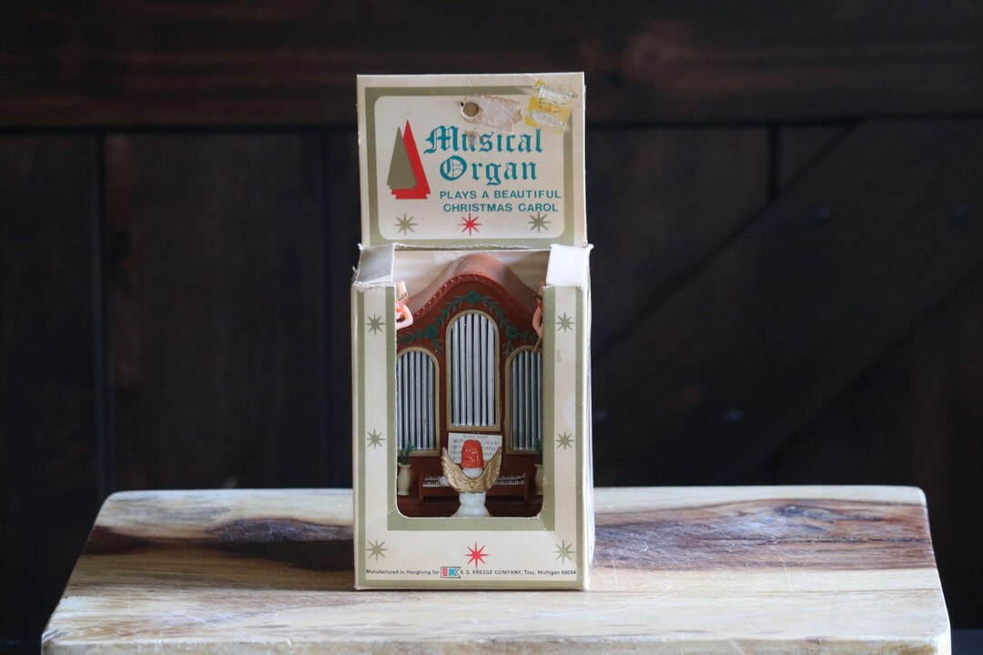 Angel Music Box, Vintage Christmas Decor, Musical Angel Playing Pipe ...