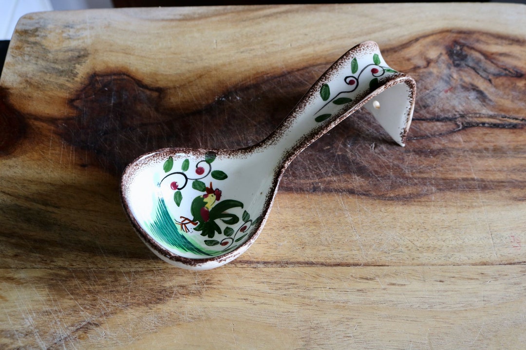 Vintage Napco Rooster Ladle, Retro Kitchenalia, Cute Curved Soup Ladle ...
