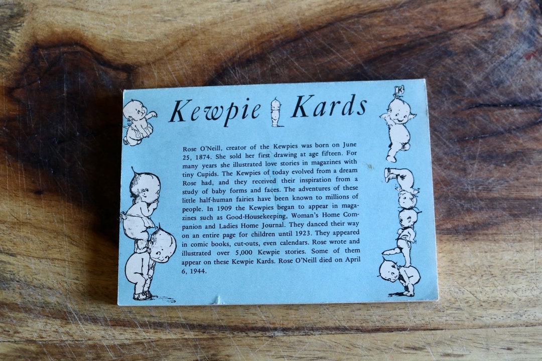 Vintage Kewpie Postcards, Cute Retro Ephemera, 29 Kewpie Kards Booklet ...