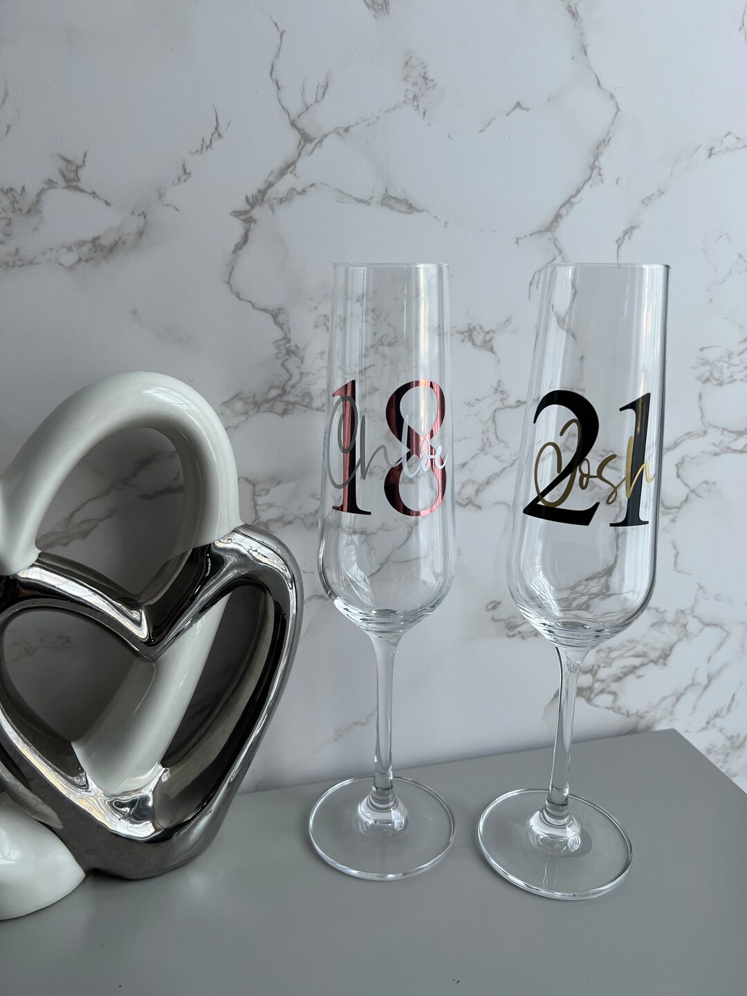 Personalised Prosecco, Custom Champagne Glass Birthday Gift, Special ...
