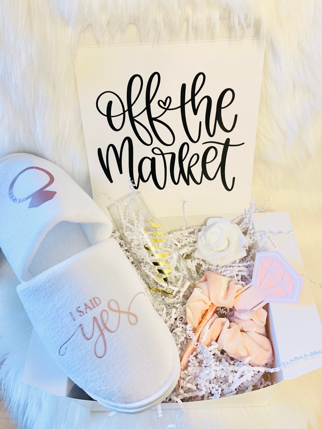 Congrats on Your Engagement Box | Personalized off the Market Box ...
