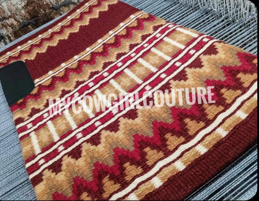 Maroon Western Pleasure Horse Show Saddle Pad 34x42 Inch, Horsemanship ...