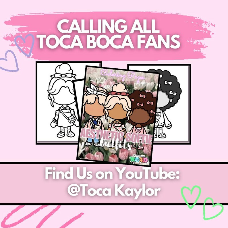 Toca Boca Outfit Designer Coloring Pages 8 FUN Designs /toca Boca ...