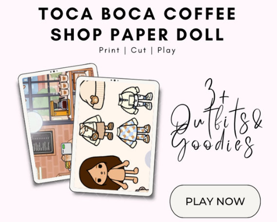 Toca Boca Paper Doll: Printable Clothes & Accessories (digital Prints ...