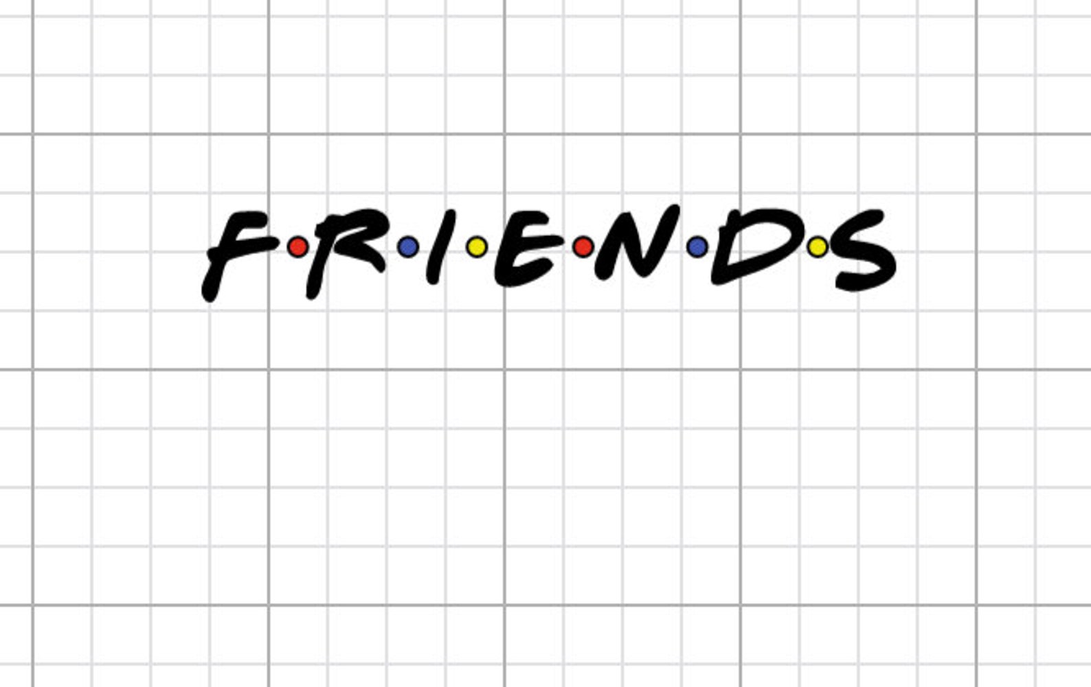 Friends Logo Decal - Etsy