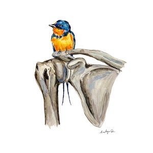 Bird on Shoulder - DIGITAL DOWNLOAD - Etsy