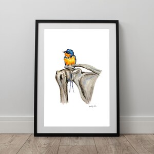 Bird on Shoulder - DIGITAL DOWNLOAD - Etsy