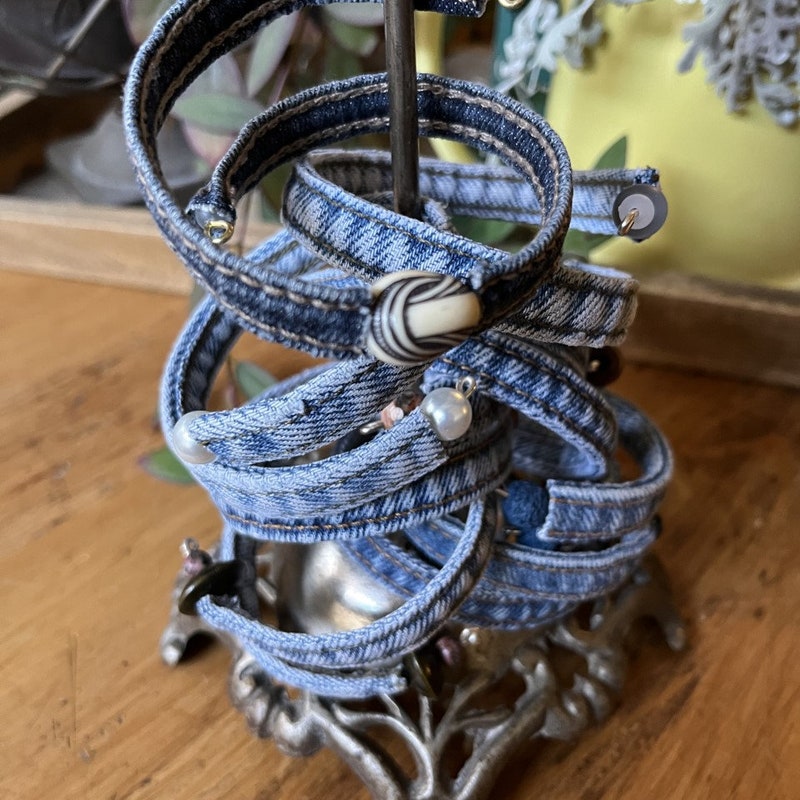 Denim Bracelet - Etsy
