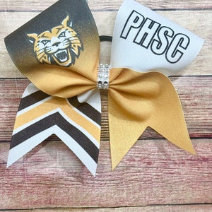 Custom Sublimated Cheer Bow - Three Inch Bows - Cheer Bows - Dance Bow ...