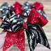 Custom Sublimated Cheer Bow Three Inch Bows Cheer Bows Dance Bow ...