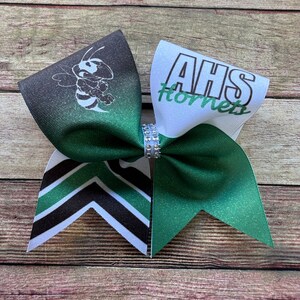 Custom Sublimated Cheer Bow - Three Inch Bows - Cheer Bows - Dance Bow ...
