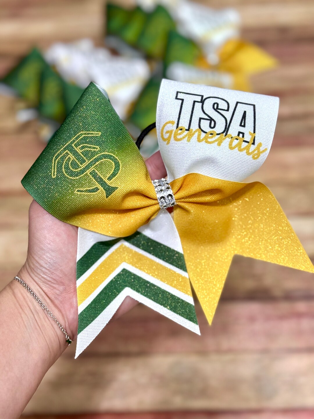 Custom Sublimated Cheer Bow - Three Inch Bows - Cheer Bows - Dance Bow ...