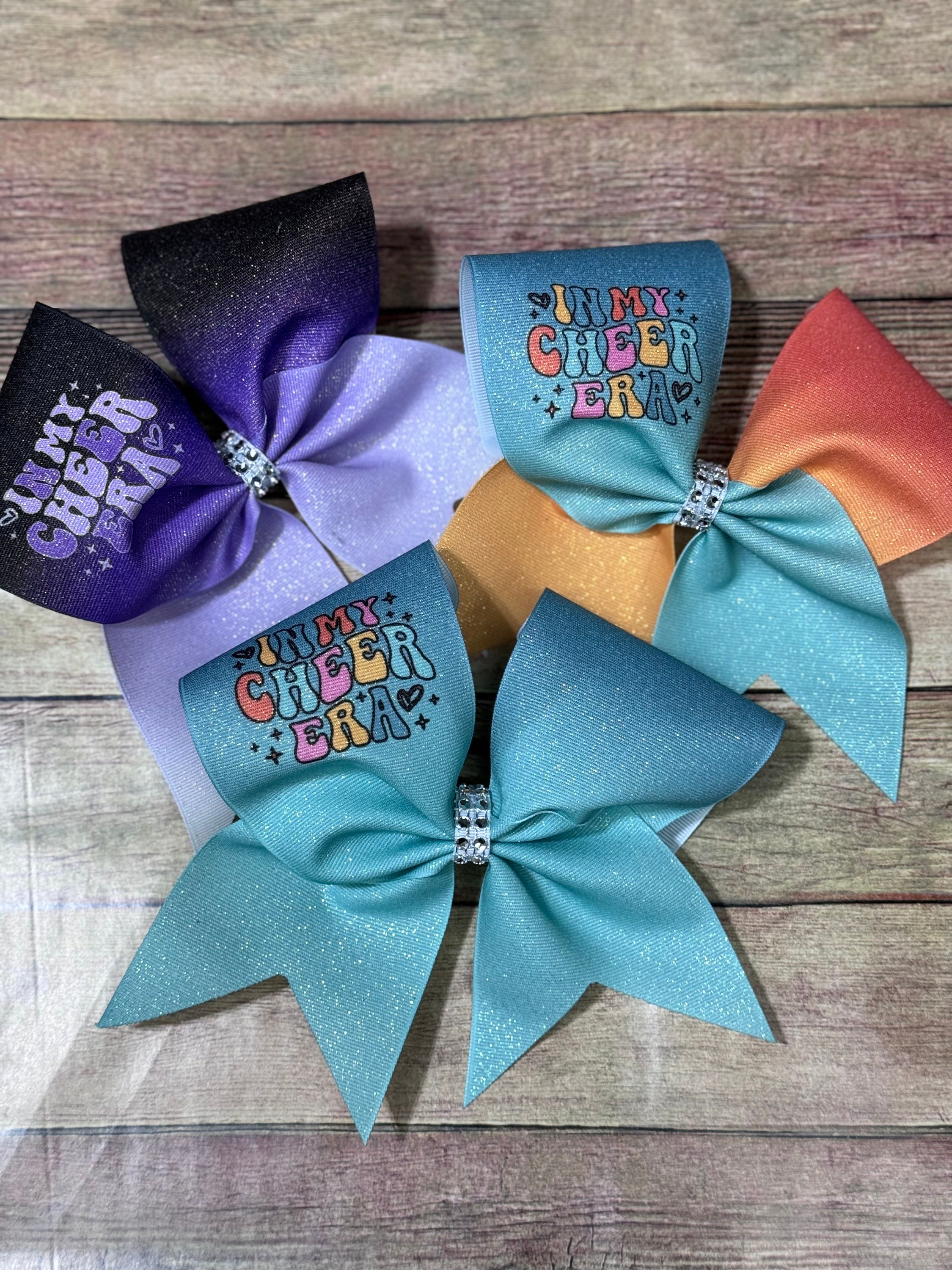 Purple Cheer Bow in My Cheer Era Custom Cheer Bow Personalized Bow ...