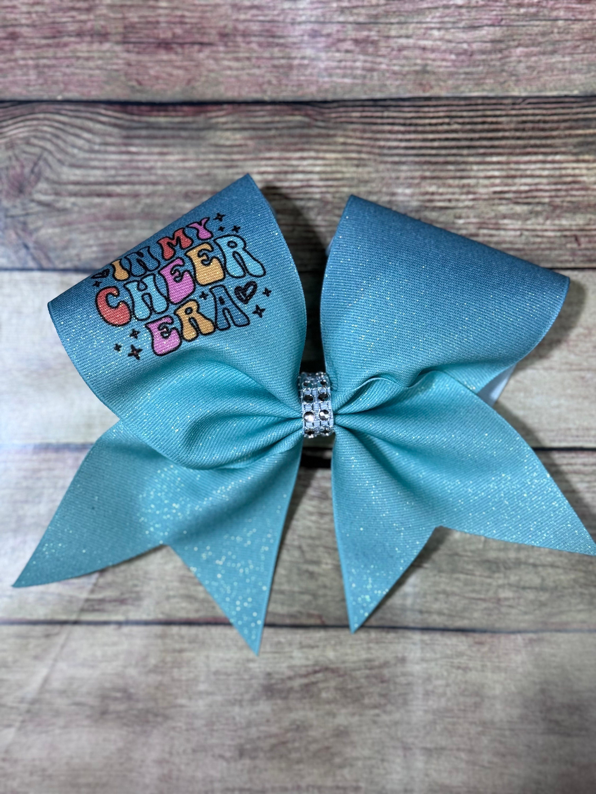 Purple Cheer Bow in My Cheer Era Custom Cheer Bow Personalized Bow ...