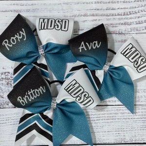 Custom Sublimated Cheer Bow - Three Inch Bows - Cheer Bows - Dance Bow ...