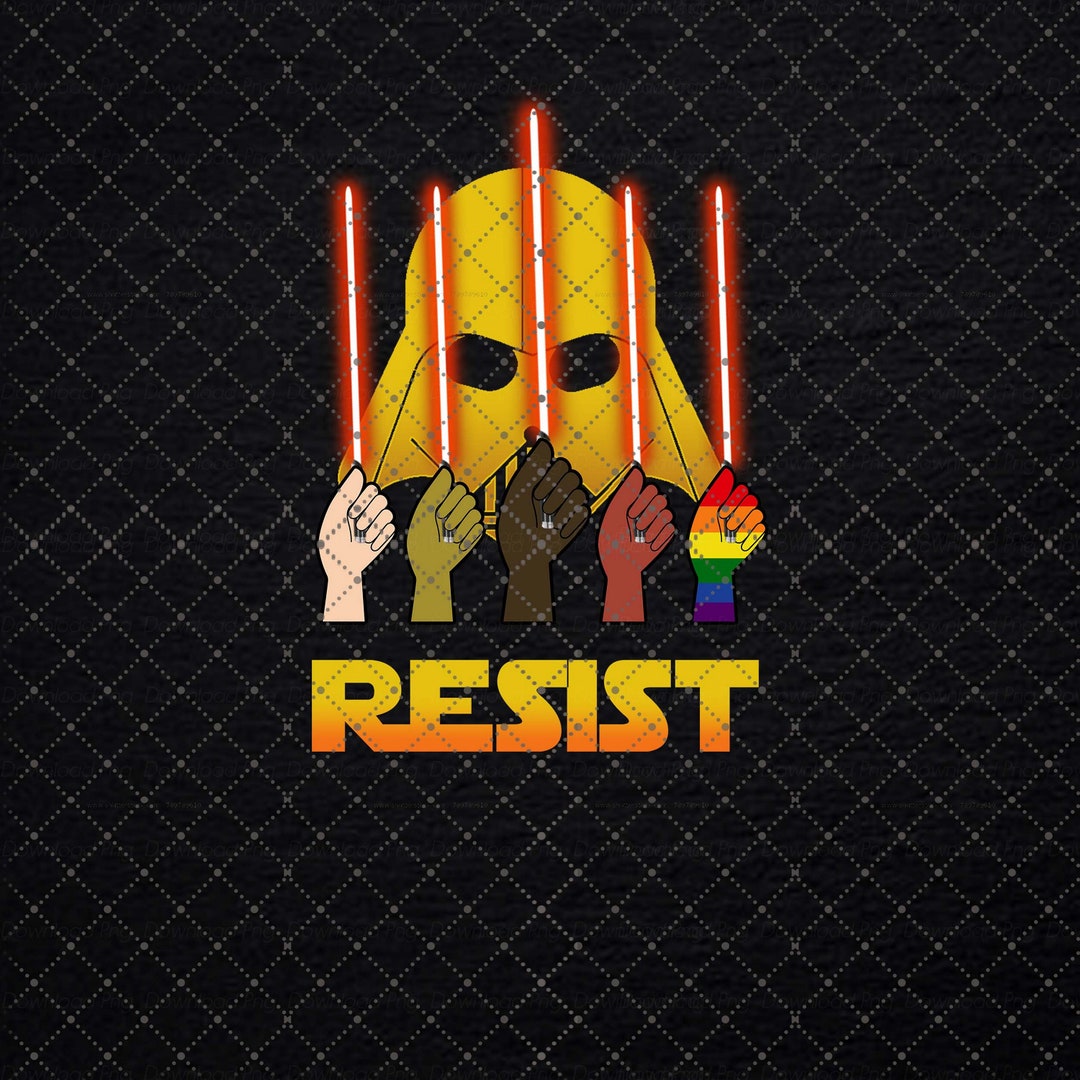 LGBT Jedi Resist May the PRIDE Be With You Png, Rainbow Lgbtq Png, Lgbt ...