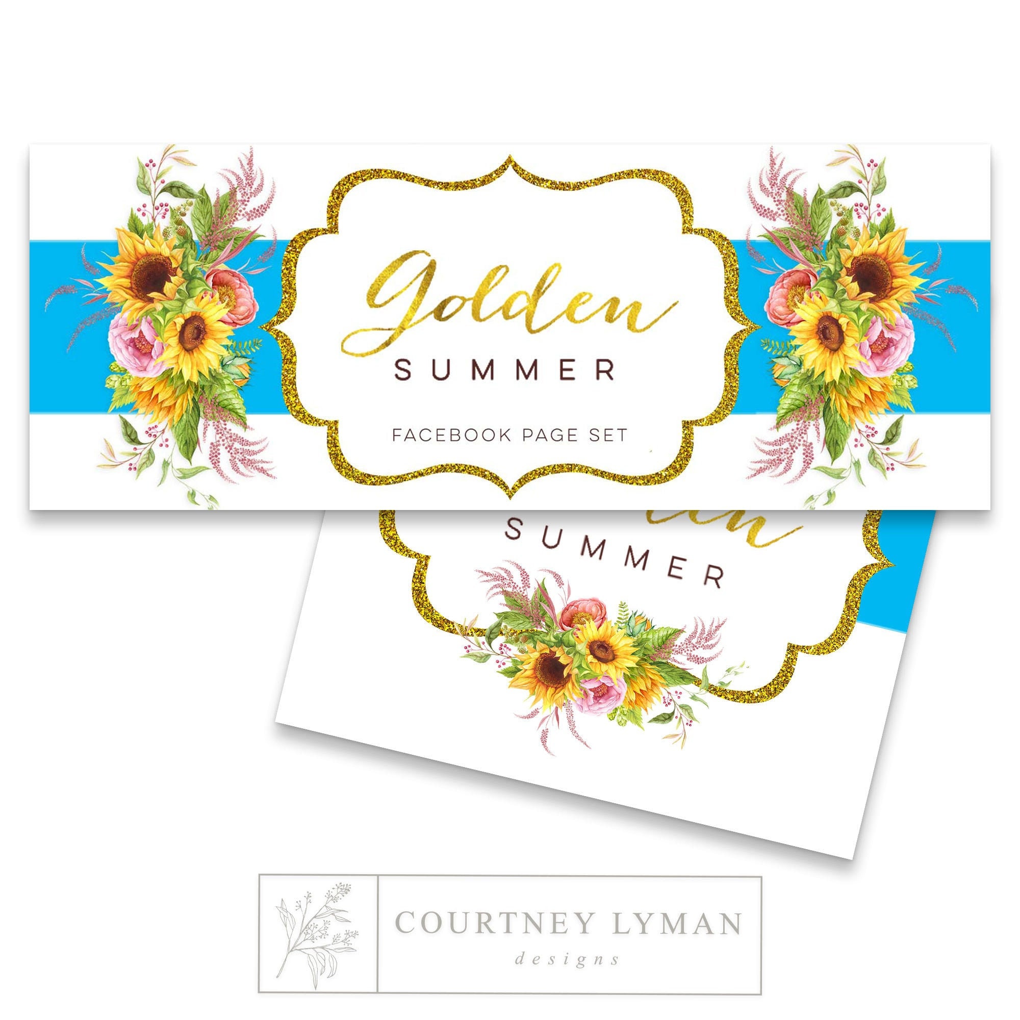 Summer Flowers Facebook Covers