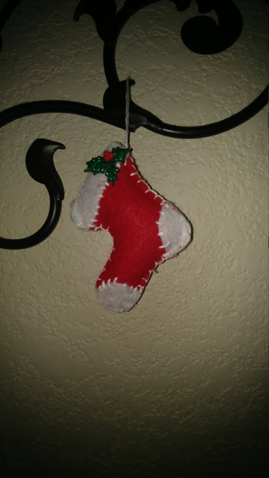 Plush Stocking Christmas Tree Ornament - Etsy