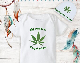 Weed Leaf Dad Hat - Etsy