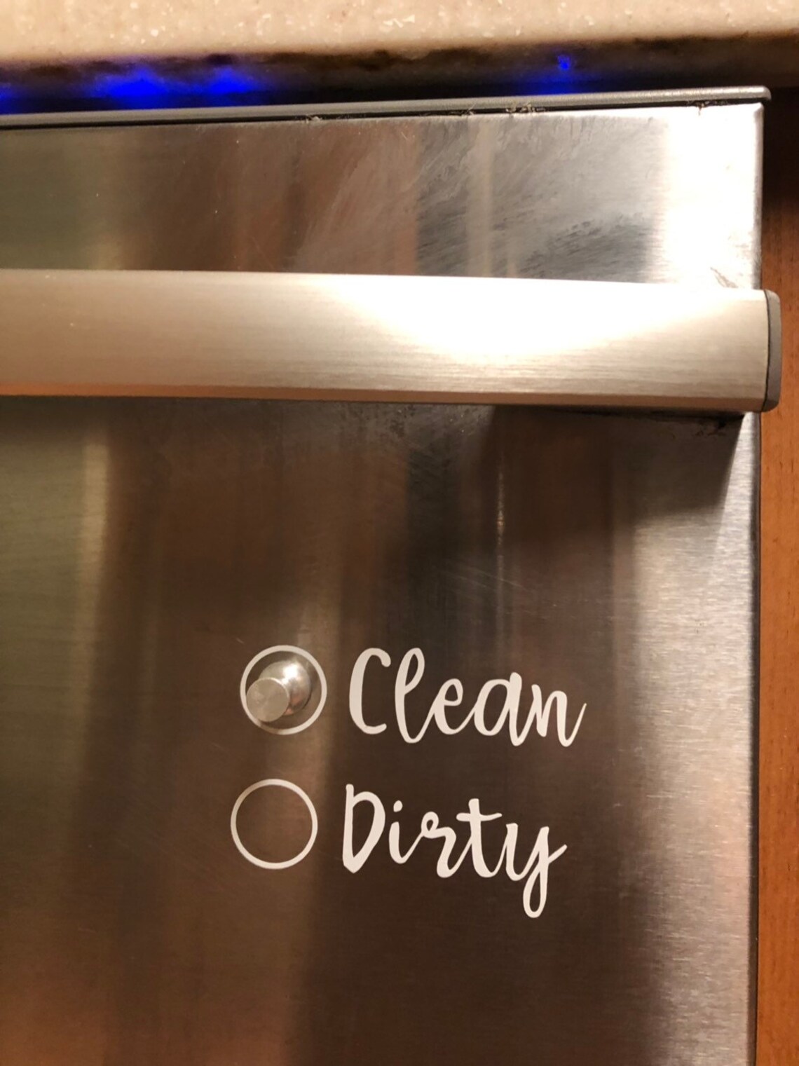 Dishwasher Clean / Dirty Label // Kitchen Labels // - Etsy