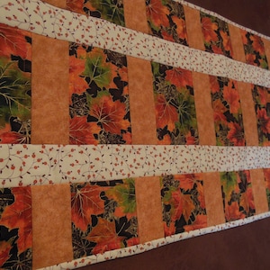 Quilted Fall Table Runner. - Etsy
