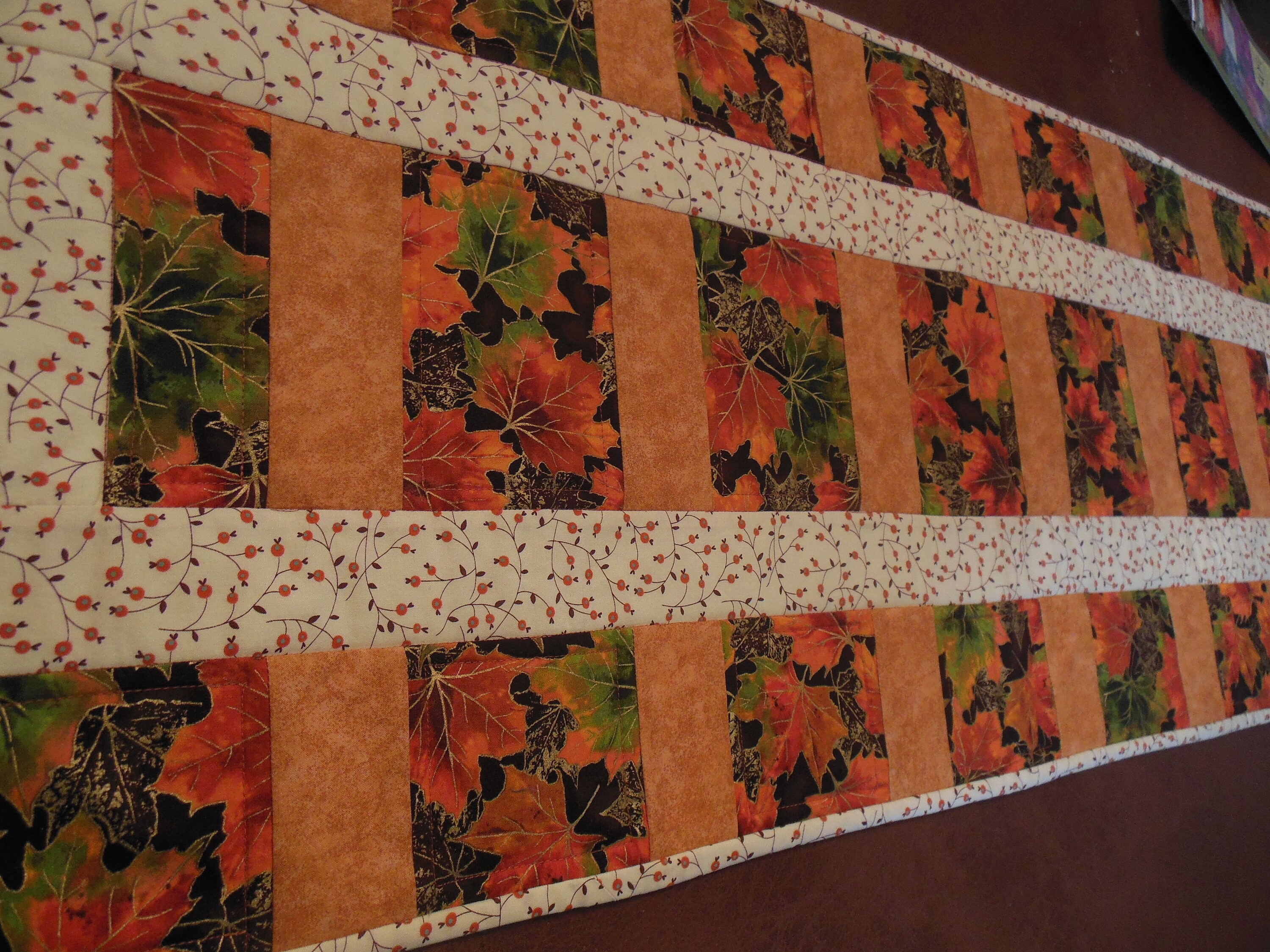 Quilted Fall Table Runner. - Etsy