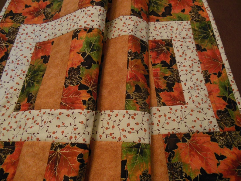 Quilted Fall Table Runner. - Etsy