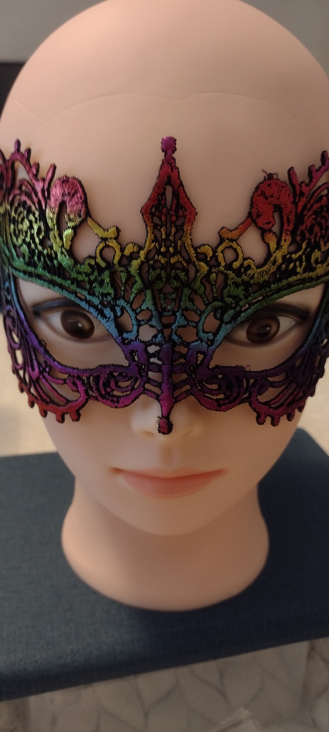 Colored Half Face Vintage Masks Choose Color - Etsy