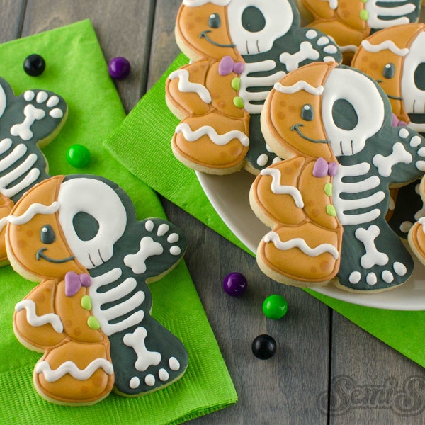 Gingerbread Skeleton - Etsy