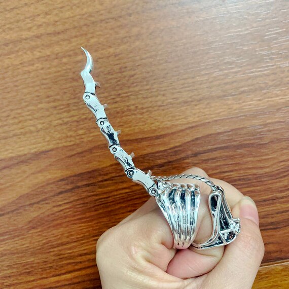 NANA Scorpion Ring Heavy Rock Punk Joint Knuckle Ring - Gem