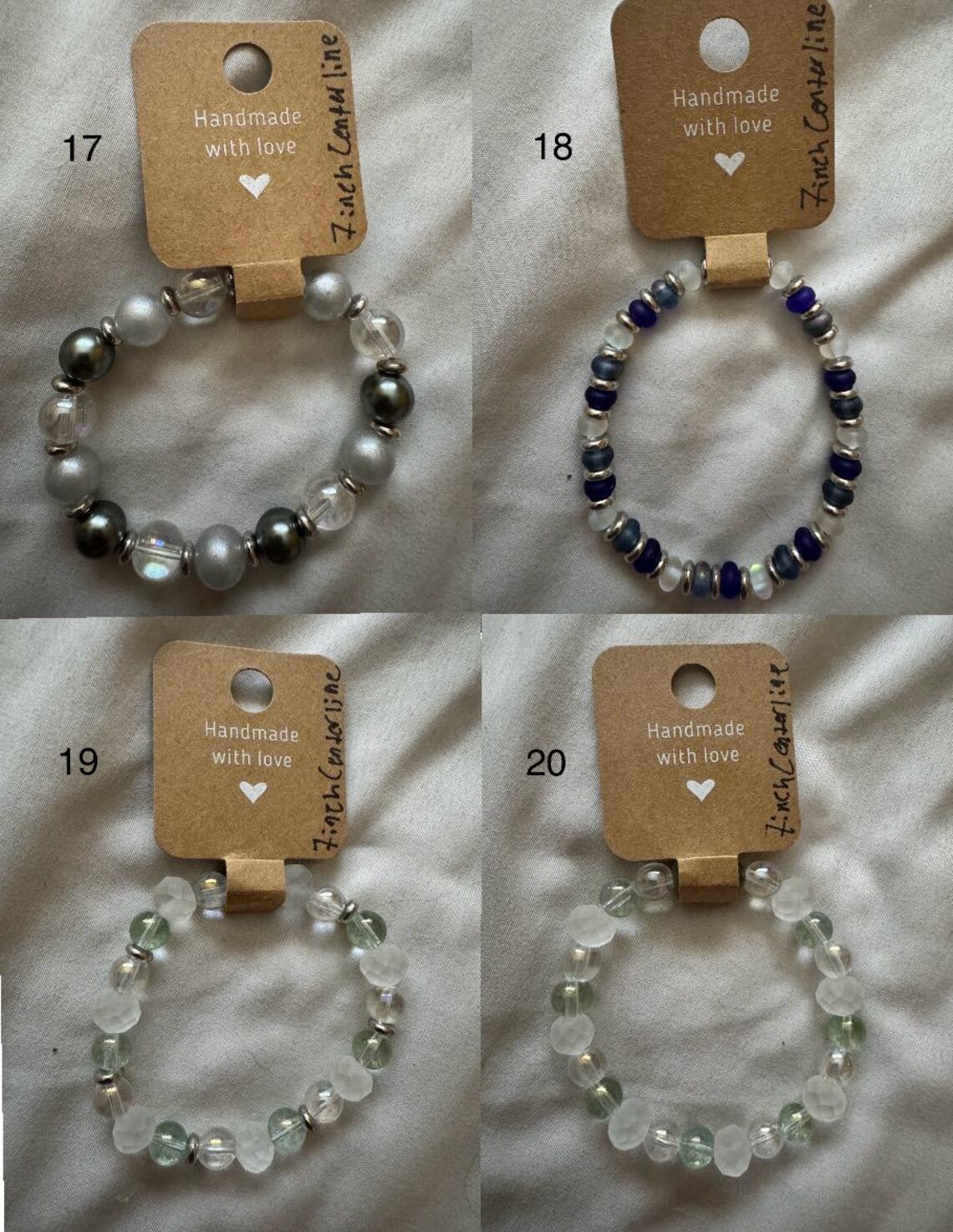 Beaded Bracelet 7-inch Center Line - Etsy
