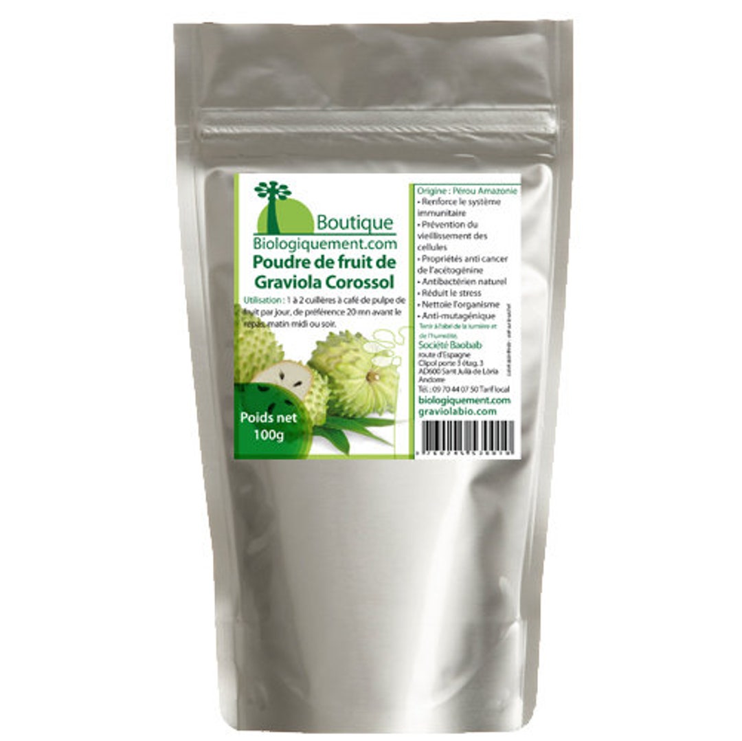 Graviola Soursop Fruit Powder - Etsy