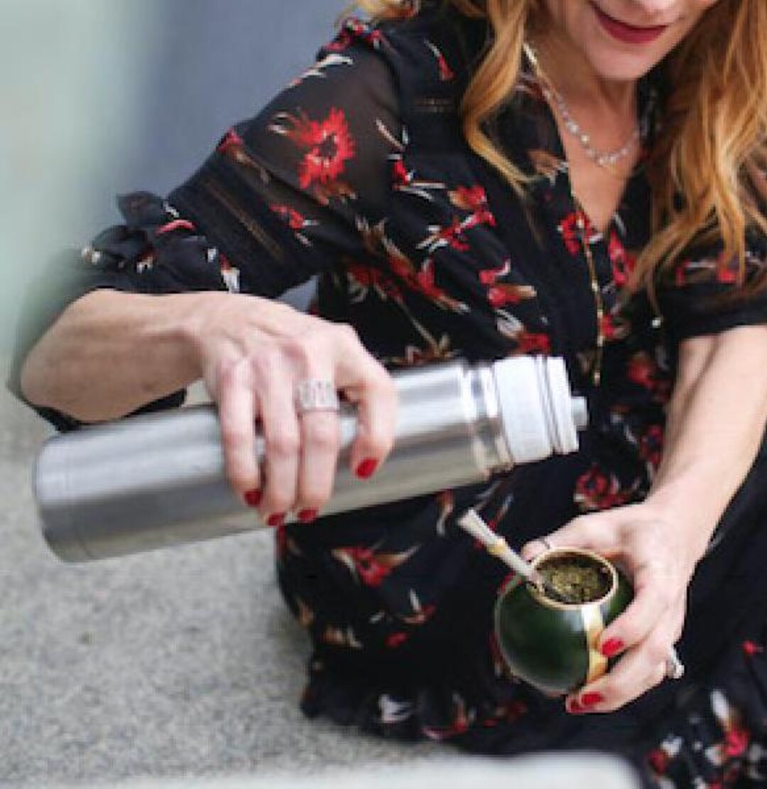 Yerba Mate Thermos |stainless Steel Thermos With Pour Spout| 1 Liter ...
