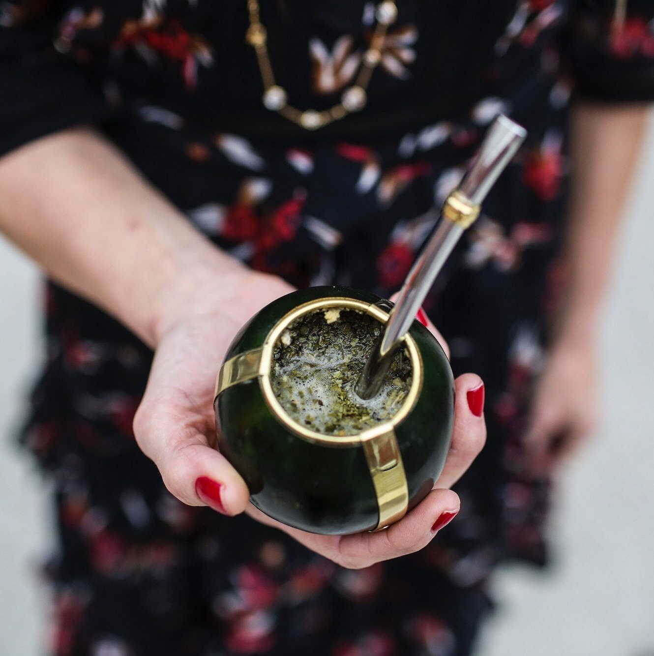 Yerba Mate Gourd Tea Gourd With Silver Detail Authentic - Etsy