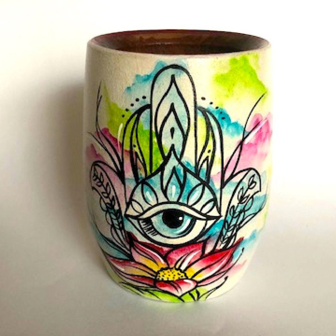 Wood Yerba Mate Cup Yerba Tea Wood Mate Authentic Wooden Mate for ...