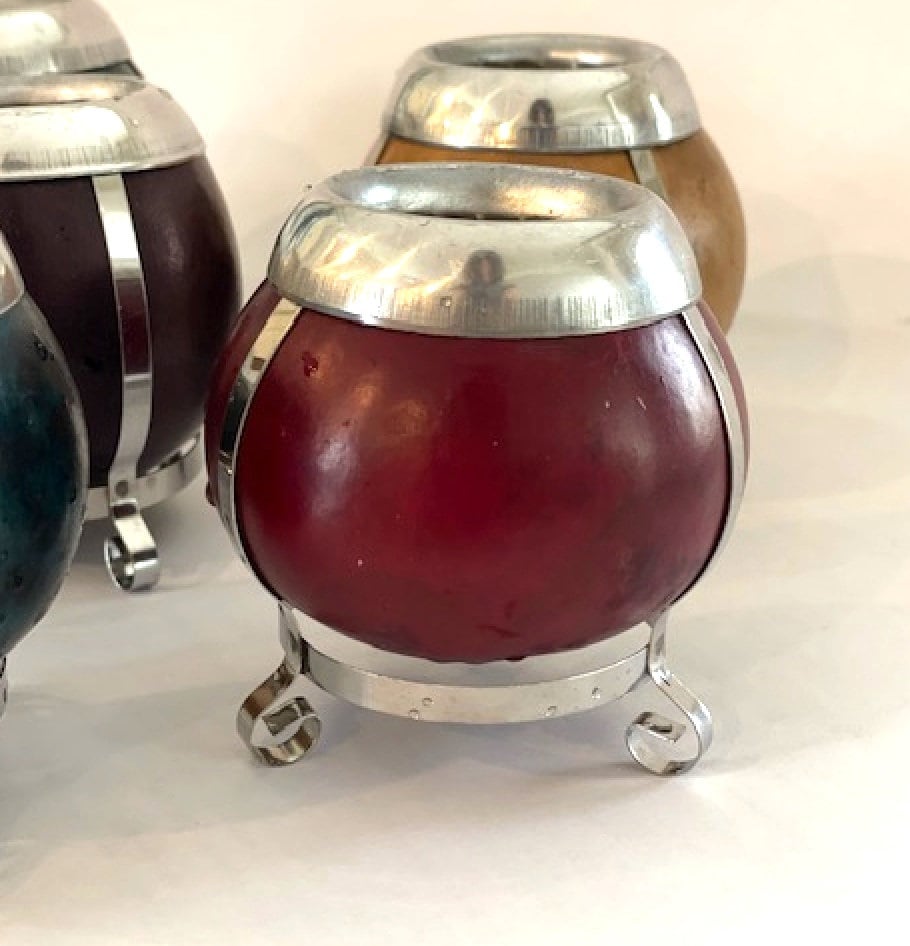Yerba Mate Gourd yerba Gourd With Metal Detail Gourd for - Etsy