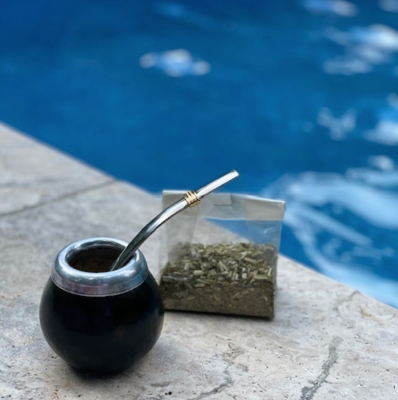 Authentic Yerba Mate Starter Set | Gourd, Bombilla & Organic Yerba - Etsy