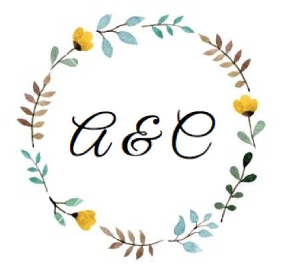 Etiquetas de Personalied inicial - Etsy España