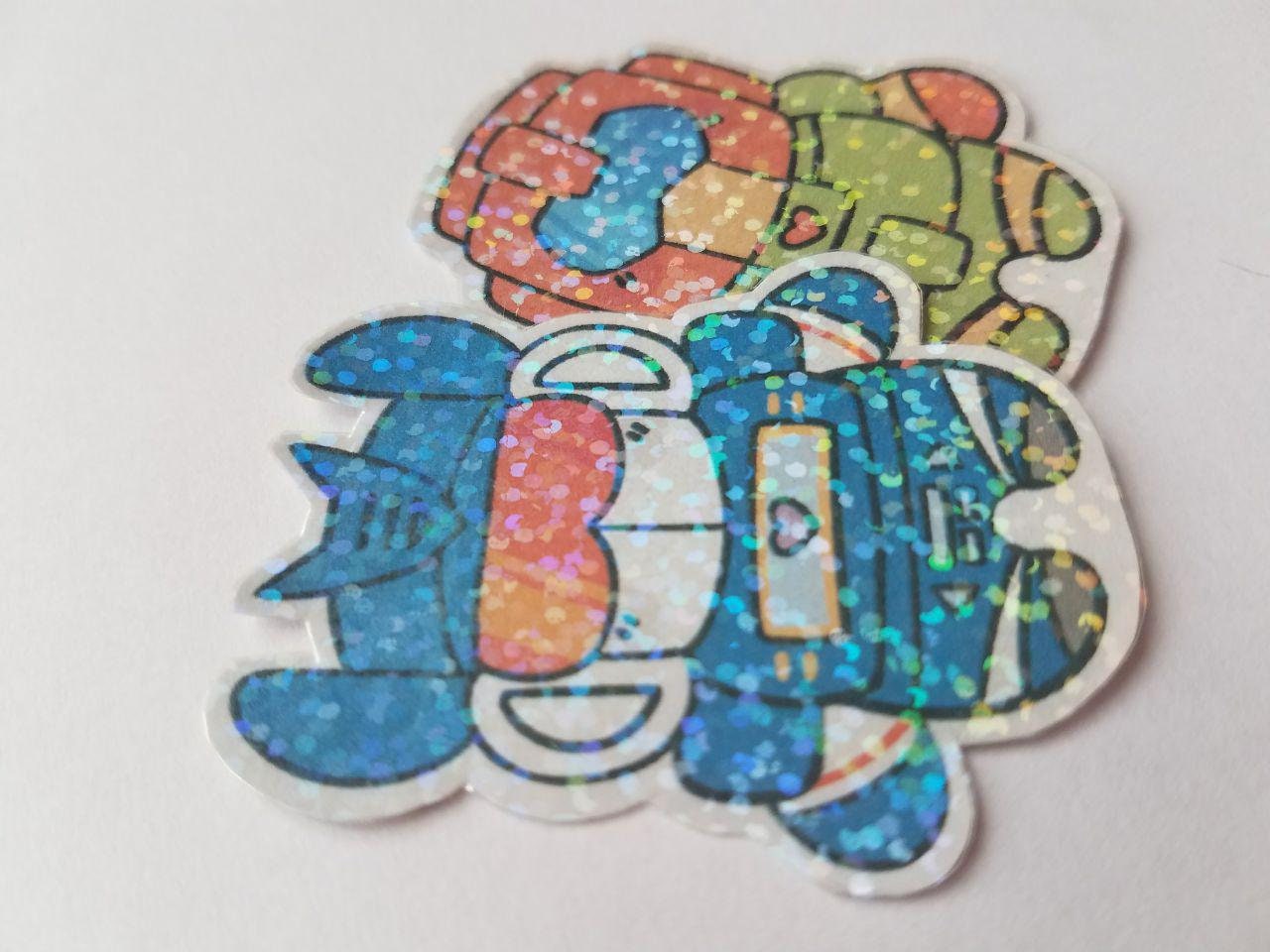 NON-VINYL IDW Soundwave and Cosmos Stickers - Etsy