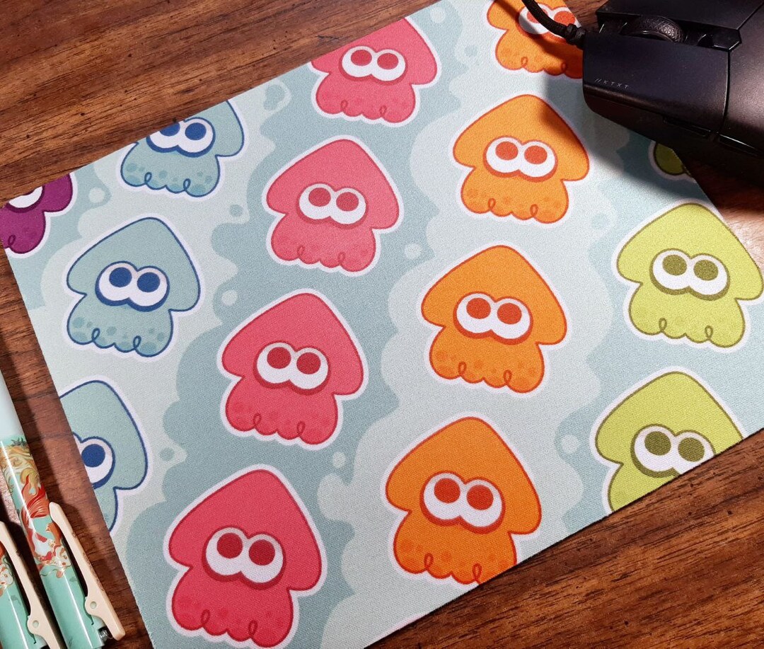 Splatoon Squid Mouse Pad - Etsy