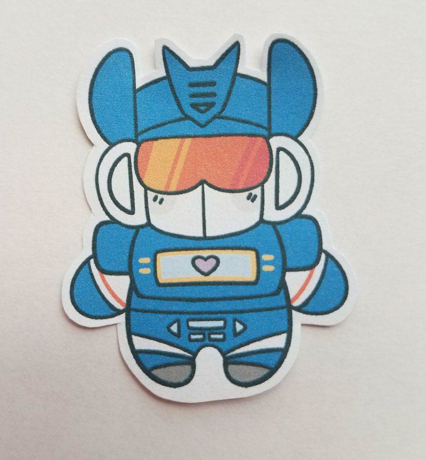 NON-VINYL IDW Soundwave and Cosmos Stickers - Etsy